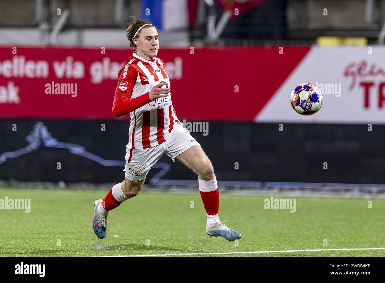 Oss, Nederland. 19th Jan, 2024. OSS, 19-01-2024, Frans Heesen Stadion, Stadium of TOP Oss, Dutch ...