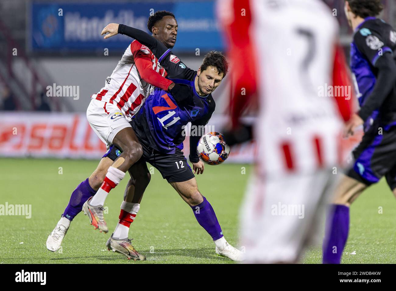 Oss, Nederland. 19th Jan, 2024. OSS, 19-01-2024, Frans Heesen Stadion, Stadium of TOP Oss, Dutch ...
