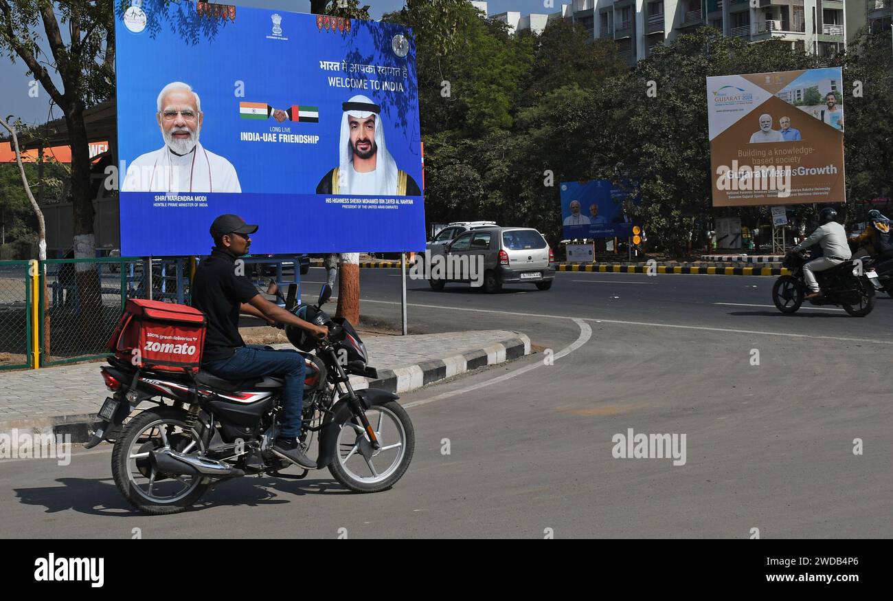 Indian man rides on motorcycle hi-res stock photography and images - Alamy