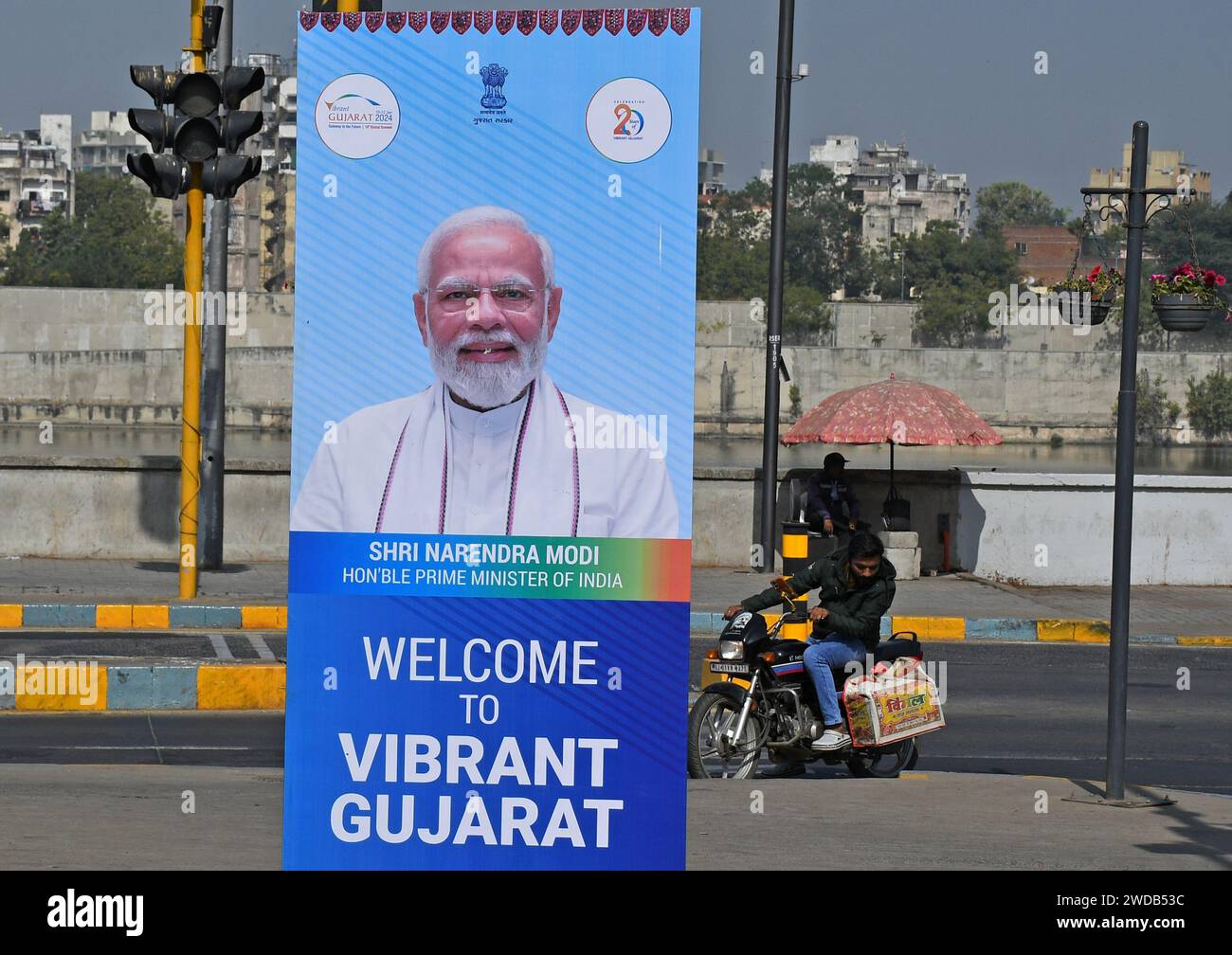 Indian prime minister narendra modi photo poster hi-res stock ...