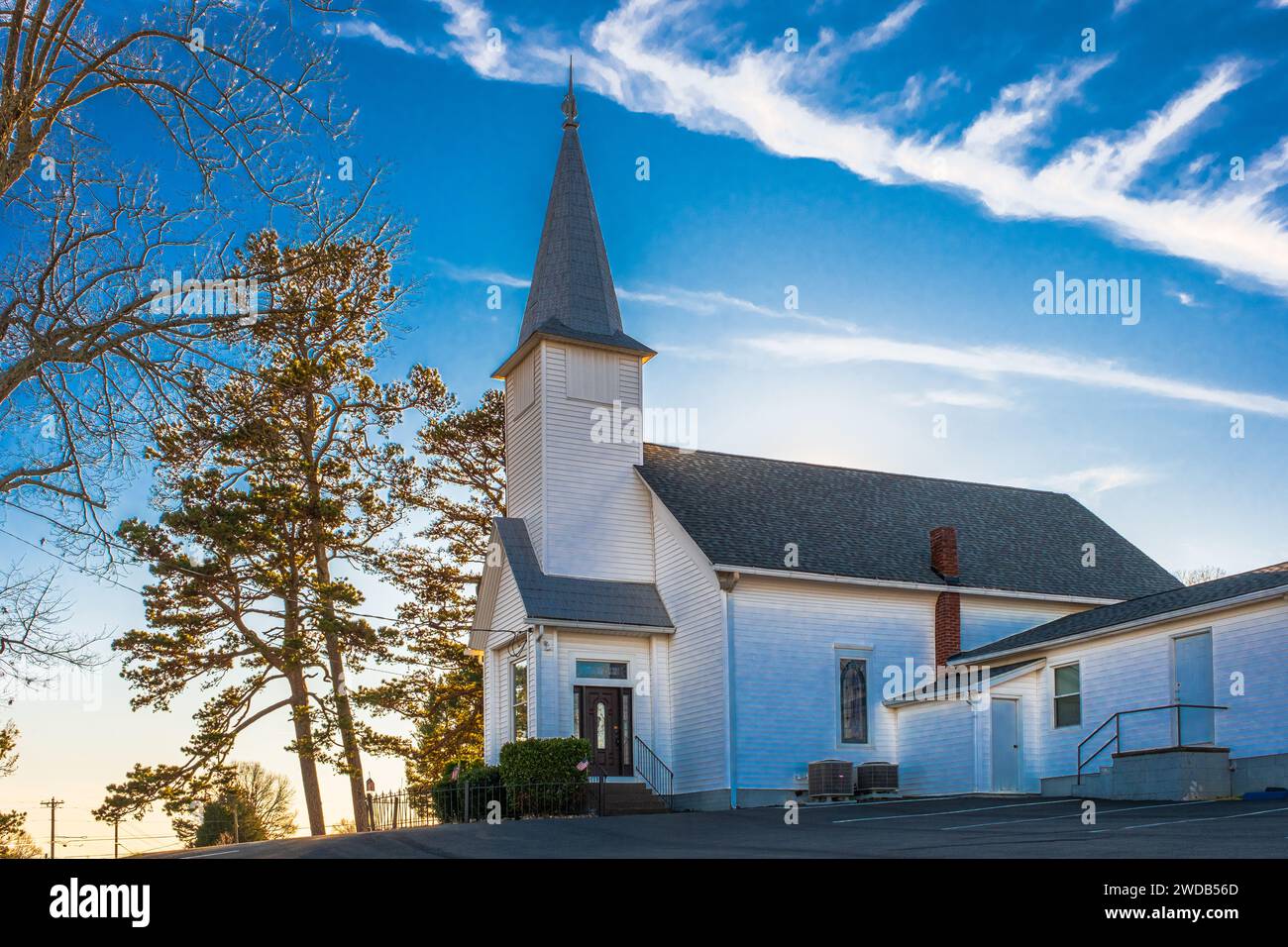 Old Church in Bulls Gap Tennessee Stock Photo - Alamy