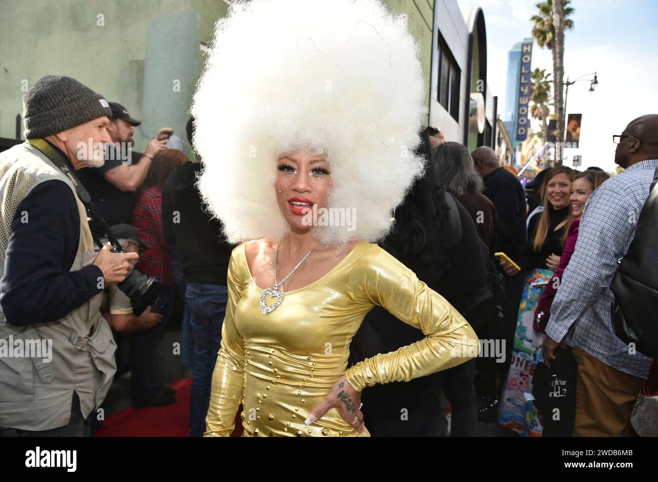 Scottie Clinton attends a ceremony honoring George Clinton with a star ...