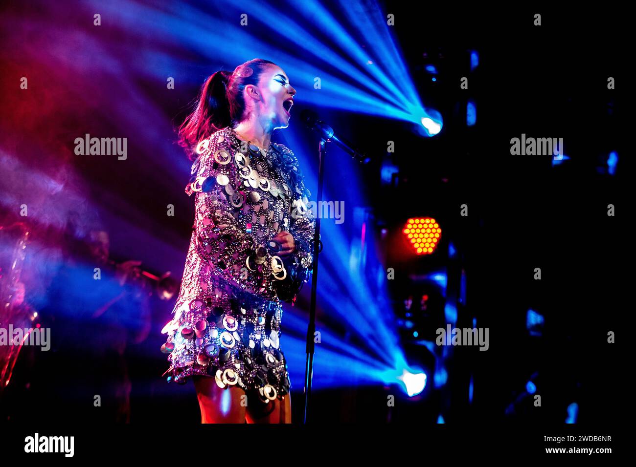 GRONINGEN - The Dutch singer and pianist Karsu during a performance at ...