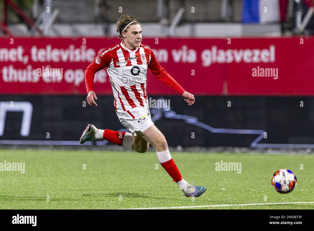 Oss, Nederland. 19th Jan, 2024. OSS, 19-01-2024, Frans Heesen Stadion, Stadium of TOP Oss, Dutch ...