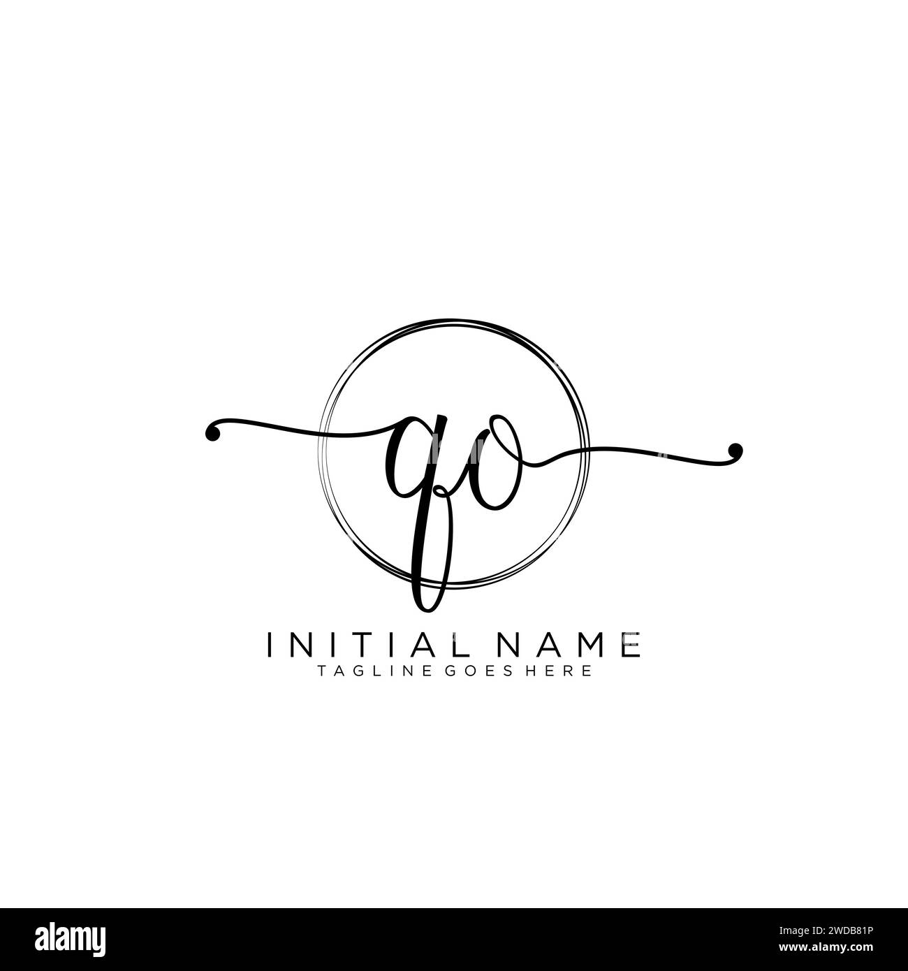 Initial qo hi-res stock photography and images - Alamy