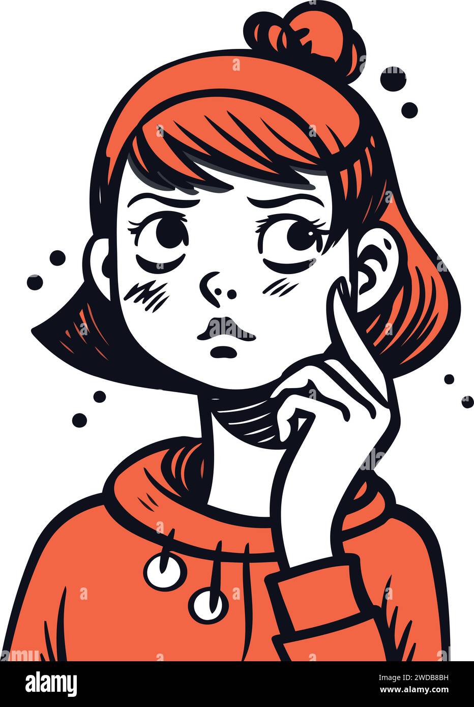 Pimple illustration character Stock Vector Images - Alamy