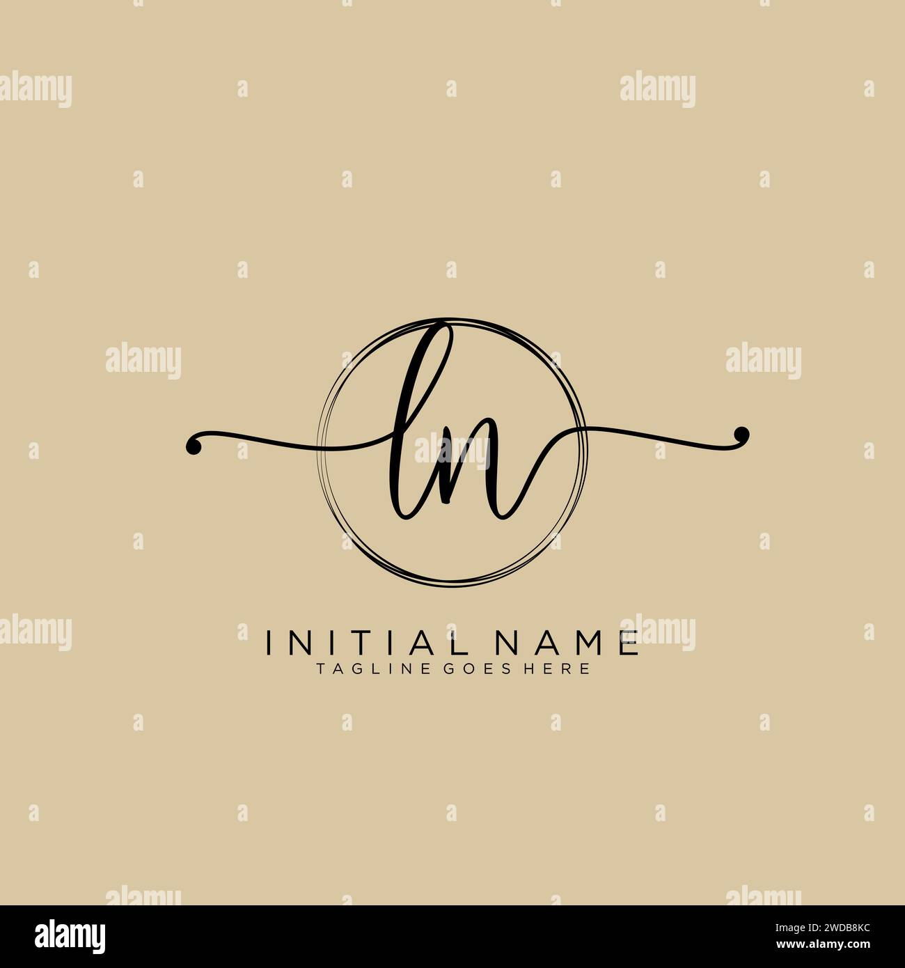 Initial ln hi-res stock photography and images - Alamy