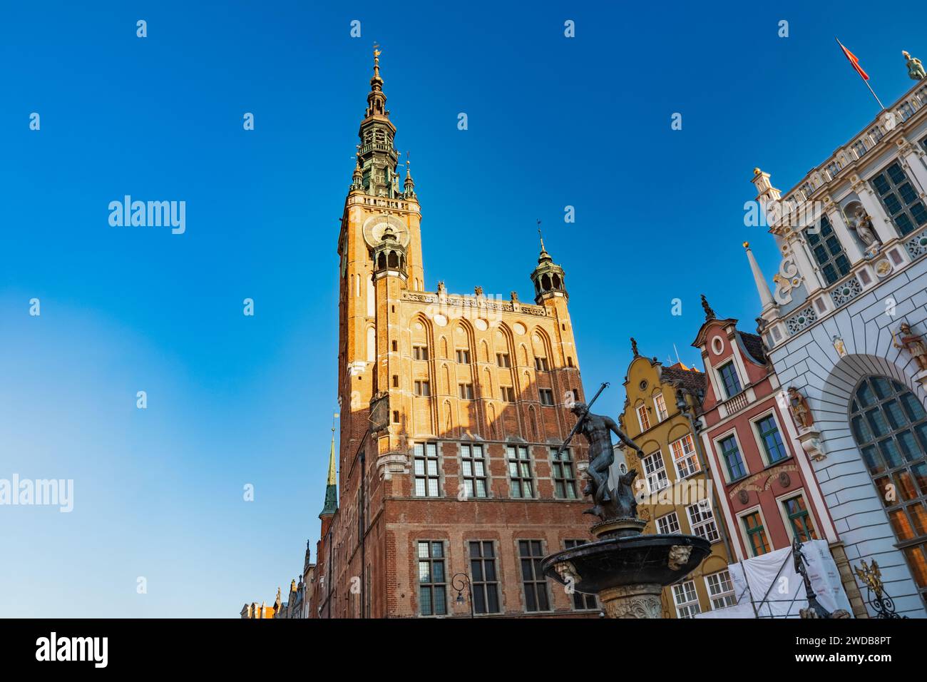 Gdansk, Poland - September 6 2023: Beautiful red brick facade of big ...
