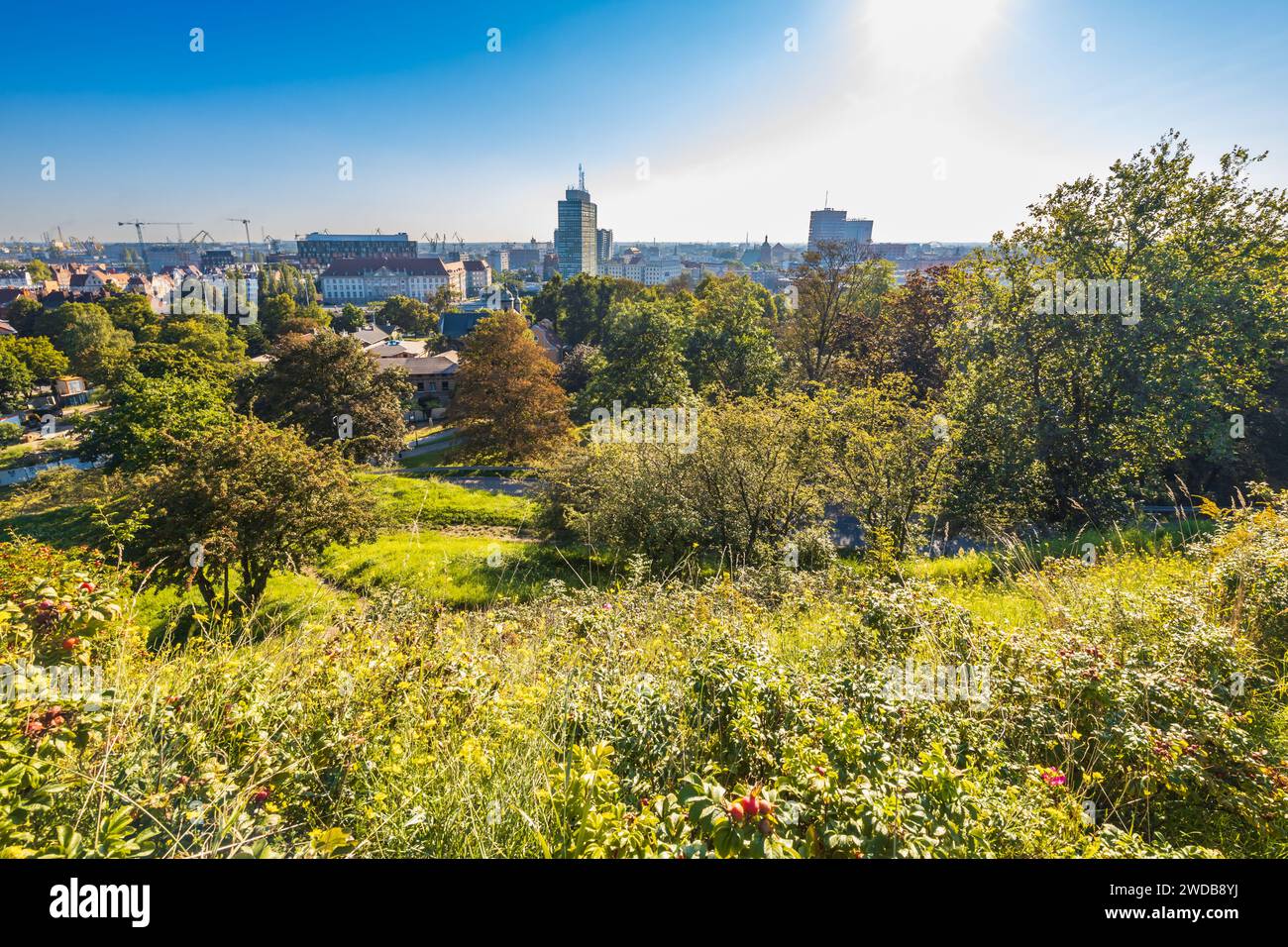 Gdansk, Poland - September 6 2023: Beautiful morning cityscape of ...