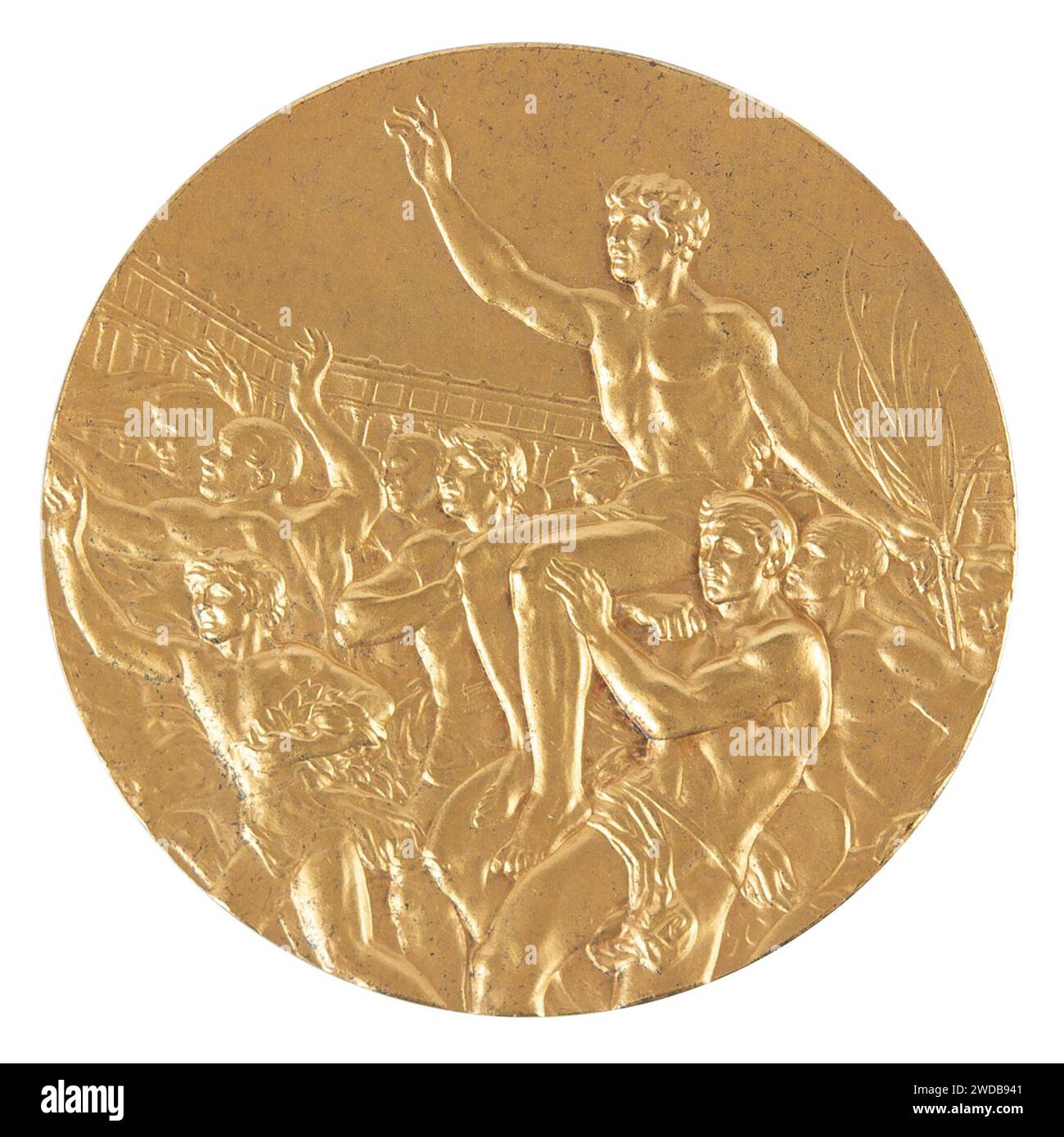 London, England, UK. 19th Jan, 2024. 1948 London Summer Olympics silver ...