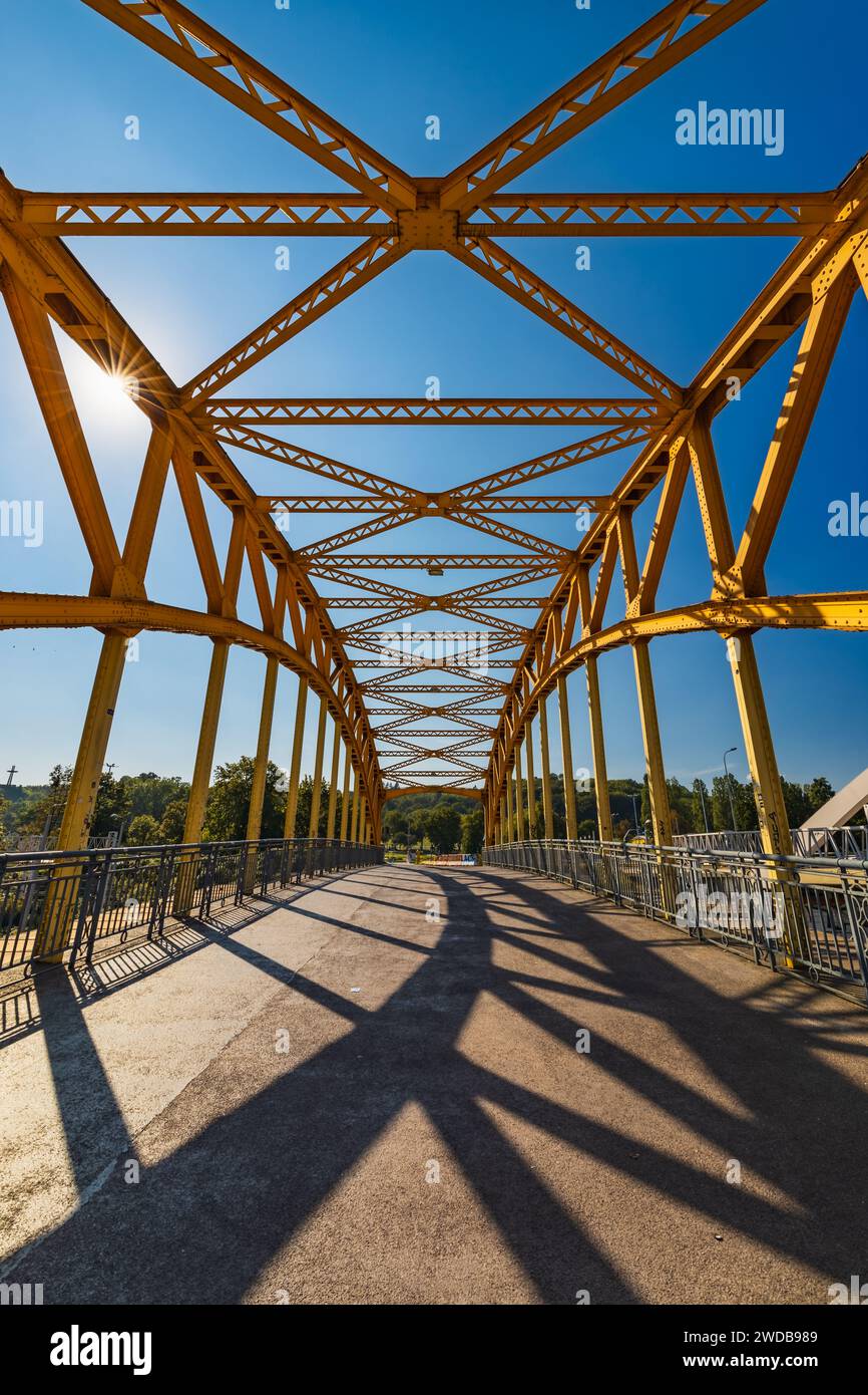 Gdansk, Poland - September 6 2023: Beautiful yellow construction bars ...