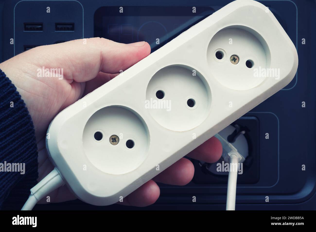 External power socket hi-res stock photography and images - Alamy