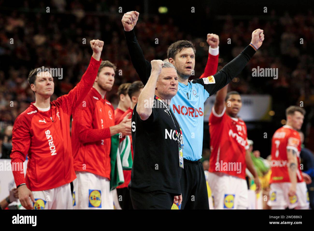 Hamburg, Germany. 19th Jan, 2024. Handball: European Championship ...