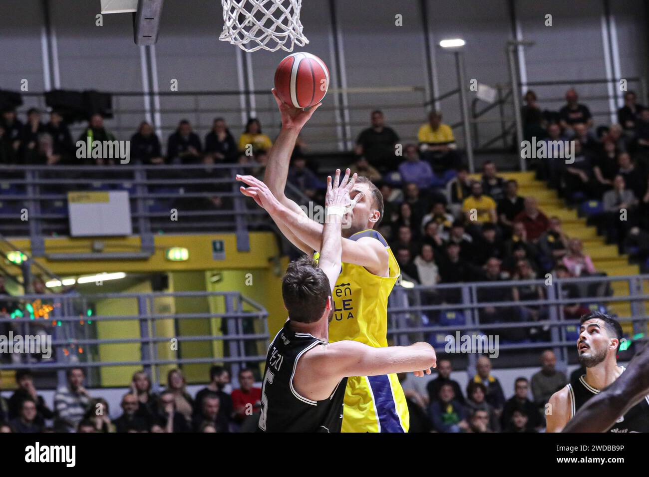 Turin, Italy. 19th Jan, 2024. # 12 Federico Poser (Reale Mutua Basket ...