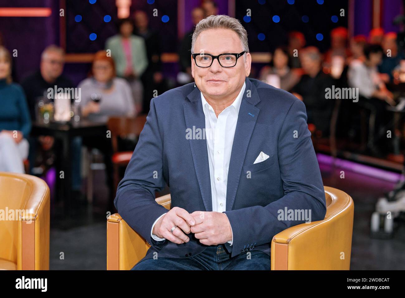 MDR - Riverboat. Moderator Axel Bulthaupt anläßlich der Aufzeichnung ...