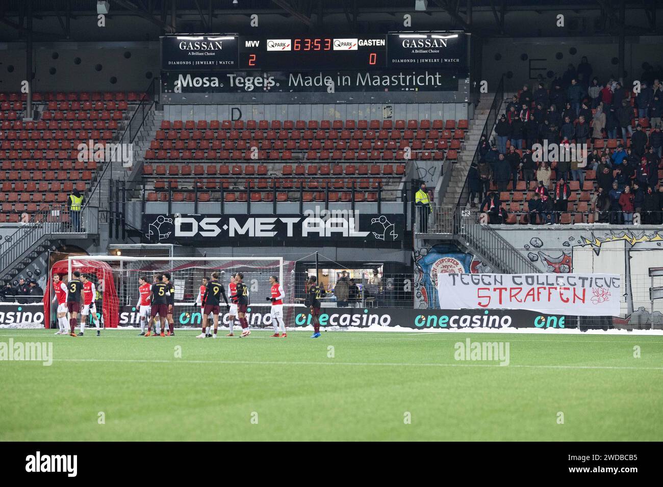 Maastricht, Nederland. 19th Jan, 2024. MAASTRICHT, football, 19-1-2024 ...