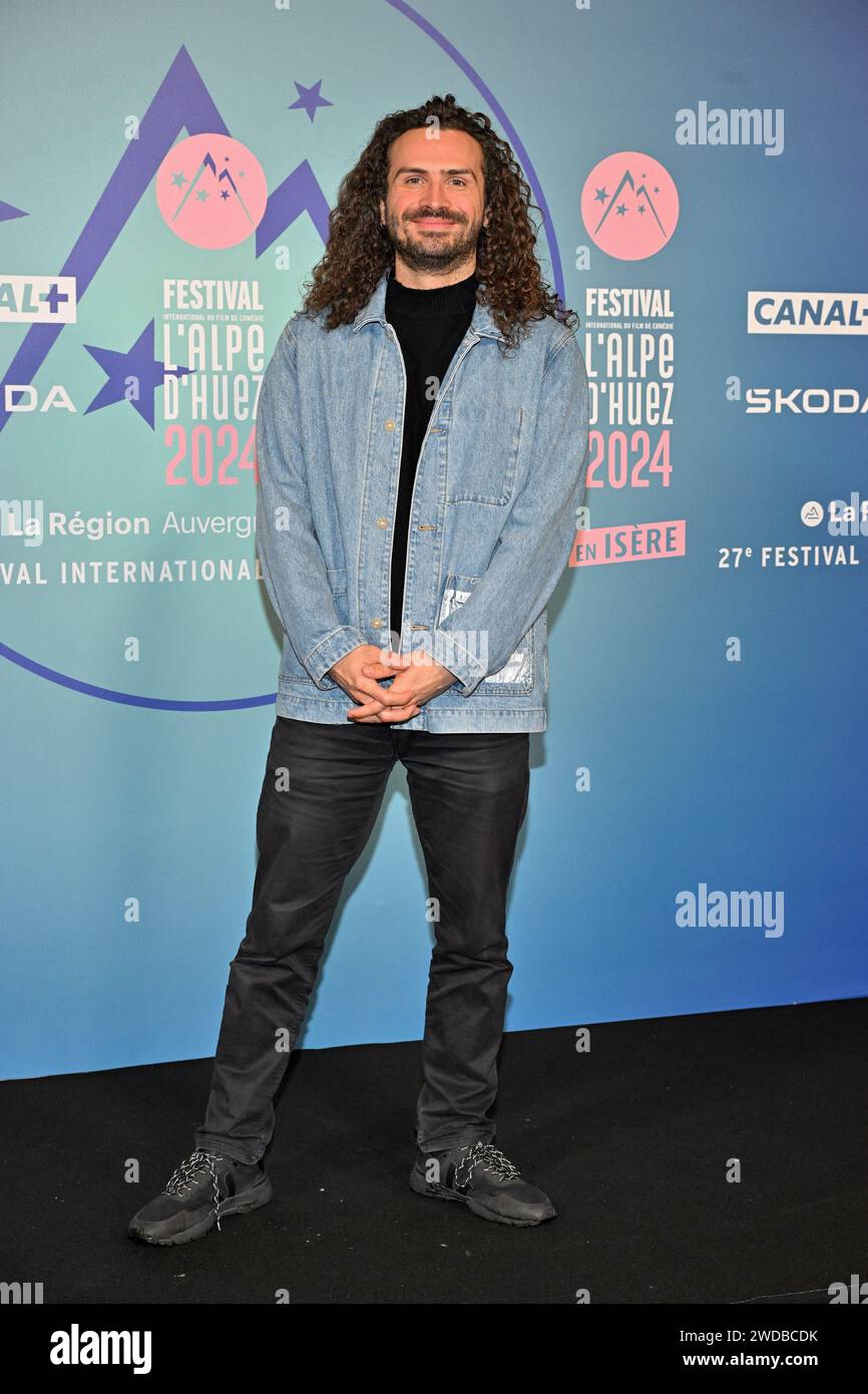 Maxime Musqua attending the screening of the movie 14 Jours Pour Aller ...