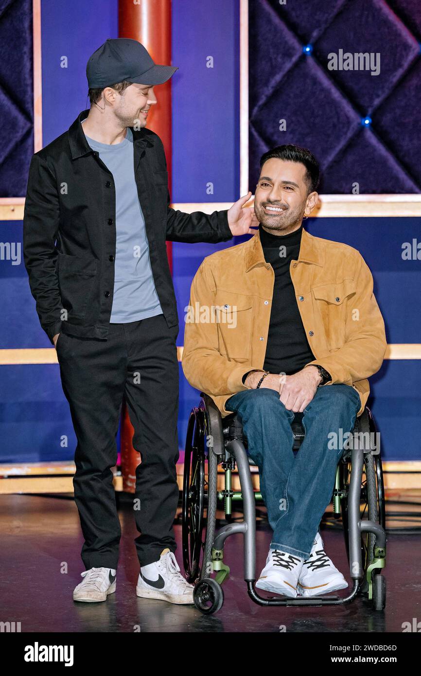 MDR - Riverboat. Schauspieler Tan Caglar und Jascha Rust anläßlich der ...