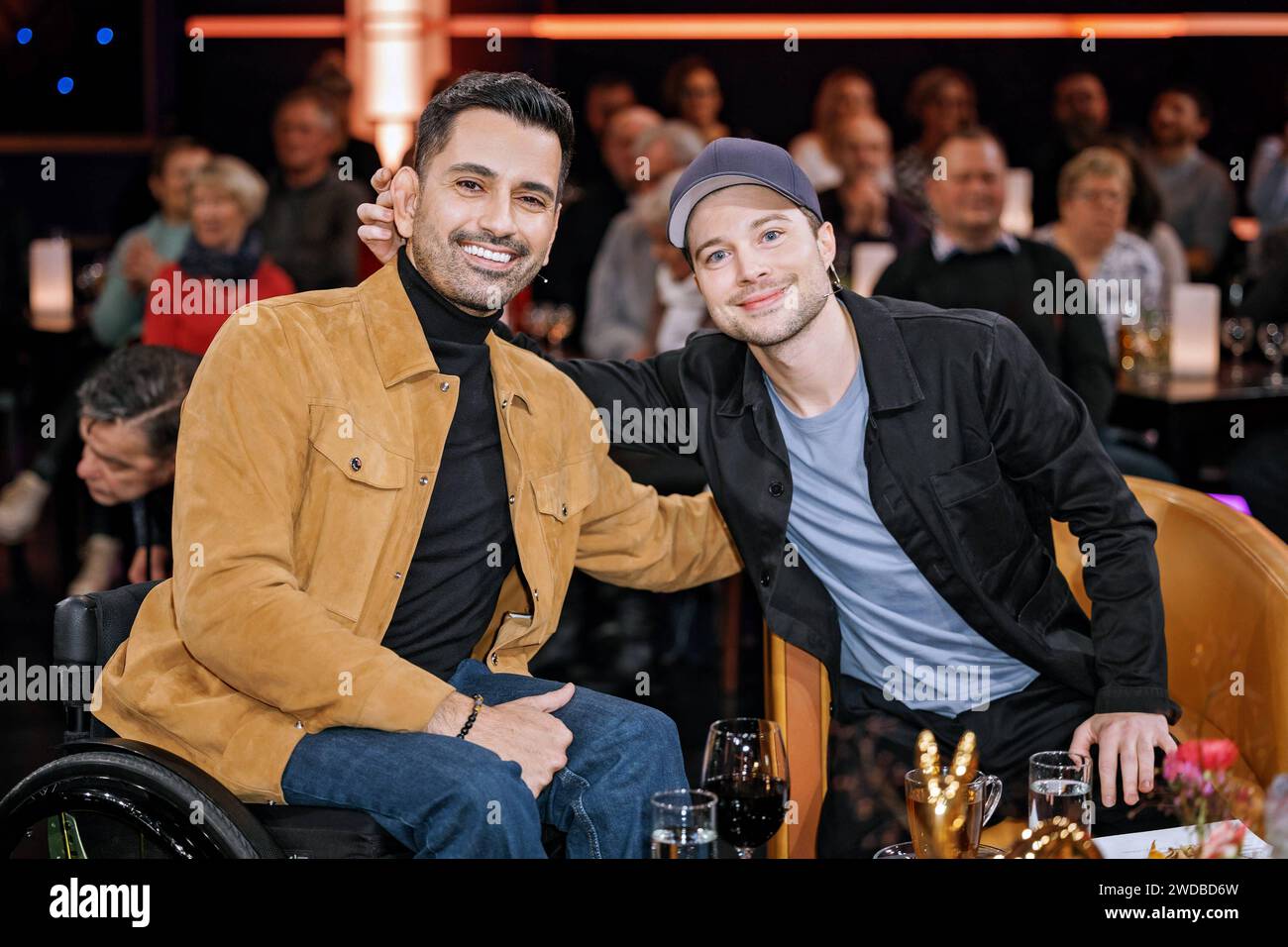 MDR - Riverboat. Schauspieler Tan Caglar und Jascha Rust anläßlich der ...