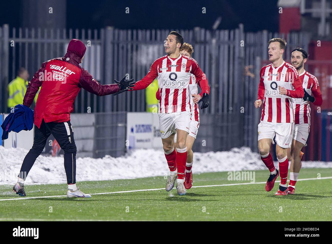 Oss, Nederland. 19th Jan, 2024. OSS, 19-01-2024, Frans Heesen Stadion ...