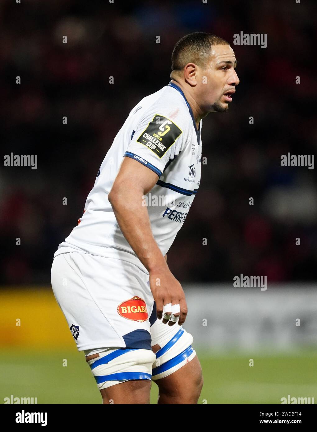 Castres Olympique's Mathieu Babillot during the EPCR Challenge Cup ...