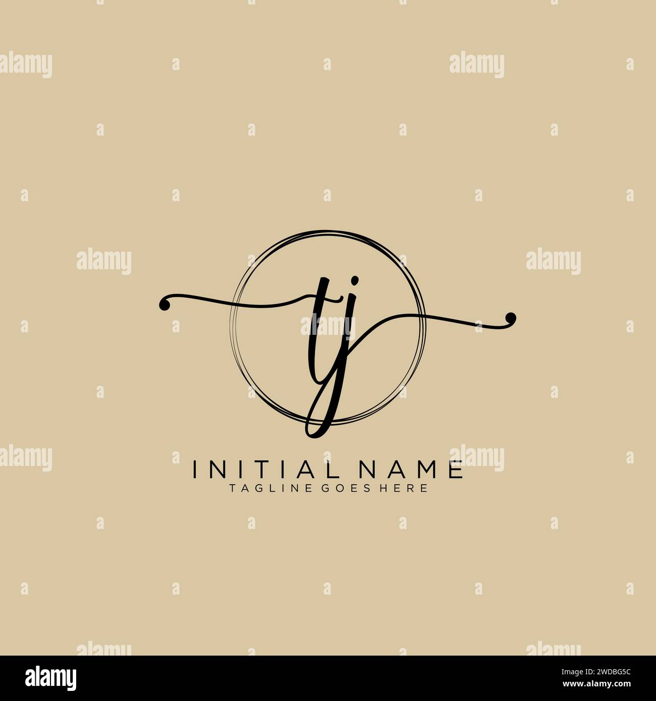 Initial tj hi-res stock photography and images - Alamy