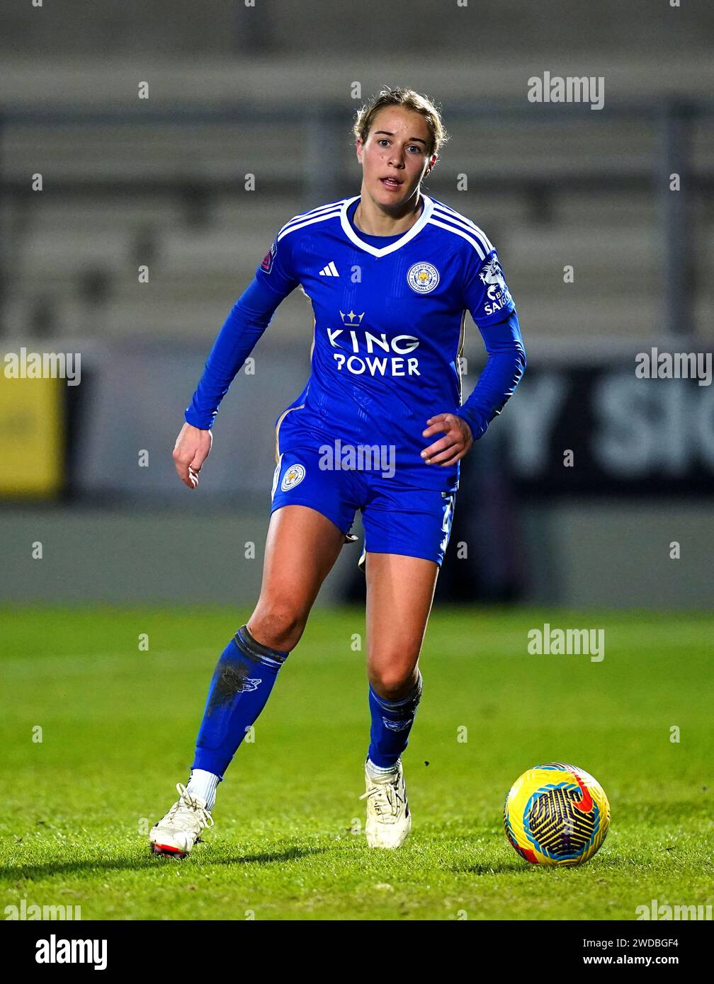 Leicester City's Courtney Nevin during the Barclays Women's Super ...