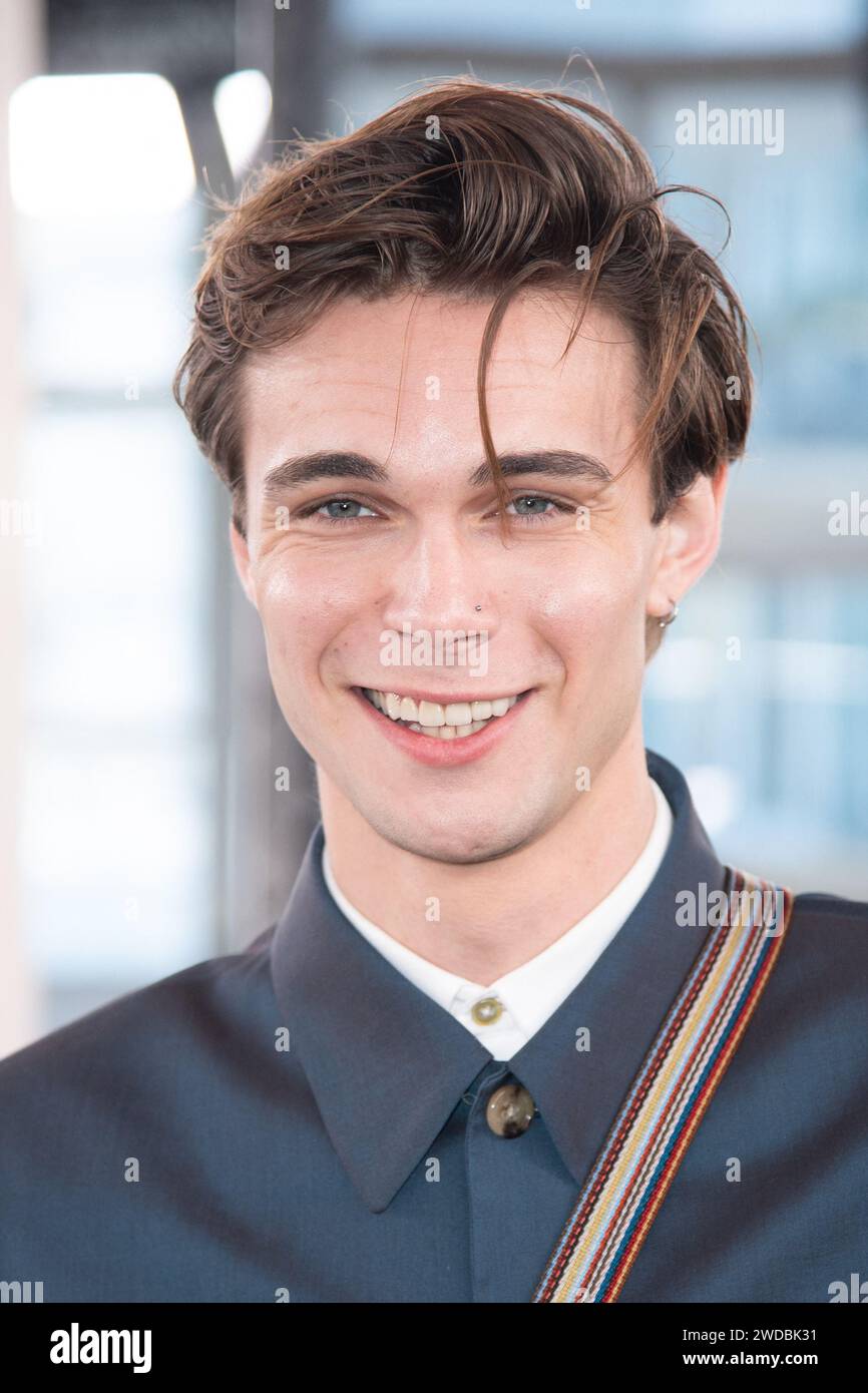 Paris, France. 19th Jan, 2024. Nils Kuesel attending the Paul Smith ...