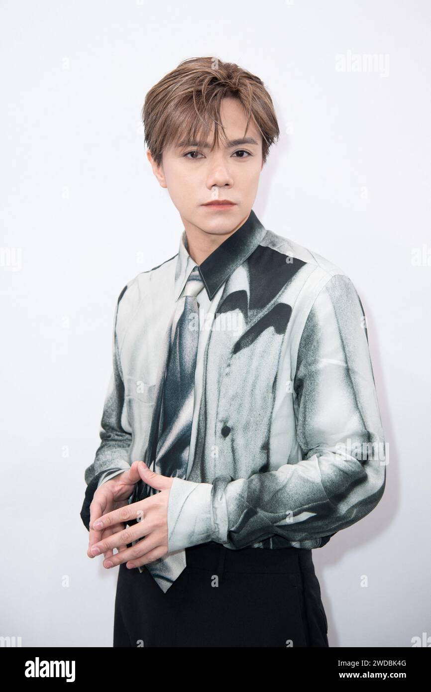 Paris, France. 19th Jan, 2024. Hins Cheung attending the Paul Smith ...