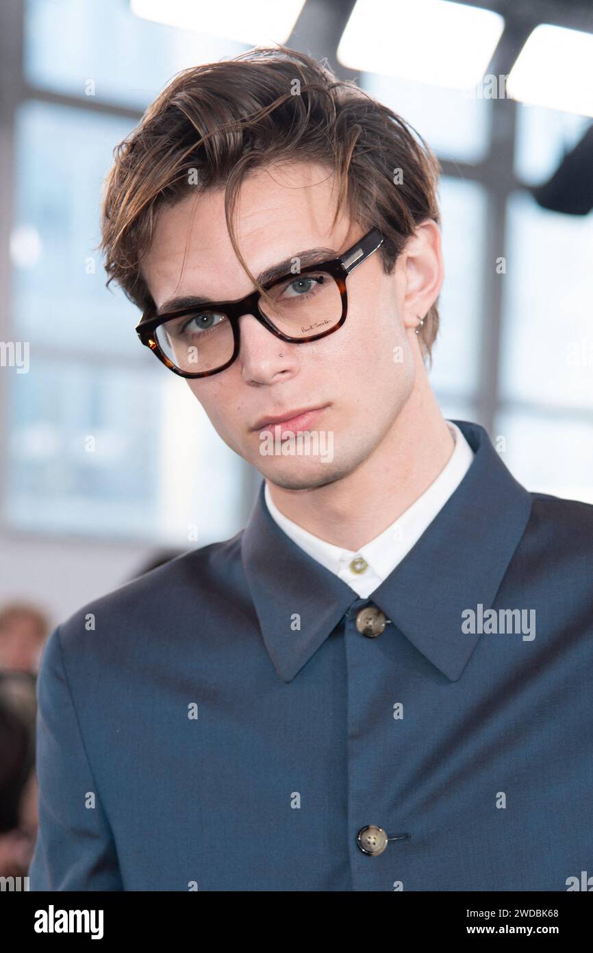 Paris, France. 19th Jan, 2024. Nils Kuesel attending the Paul Smith ...