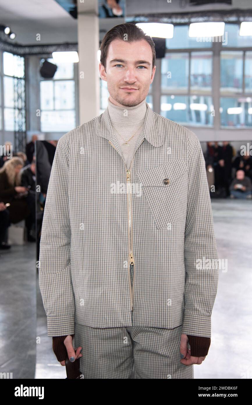 Paris, France. 19th Jan, 2024. Brett Staniland attending the Paul Smith ...