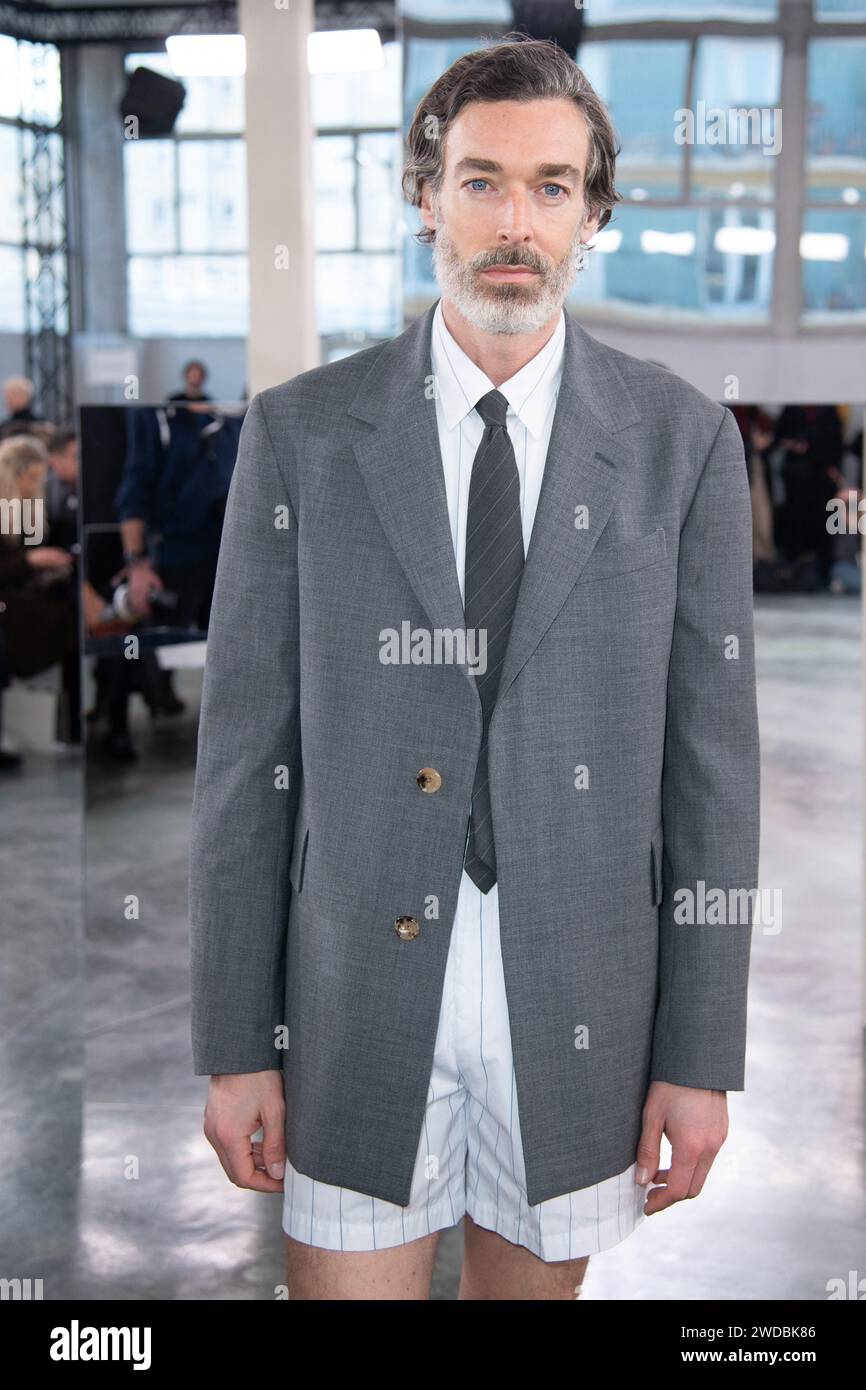 Paris, France. 19th Jan, 2024. Richard Biedul attending the Paul Smith ...