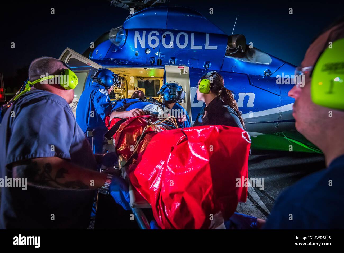 Penn State, Life Lion, medivac emergency rescue helicopter Stock Photo ...