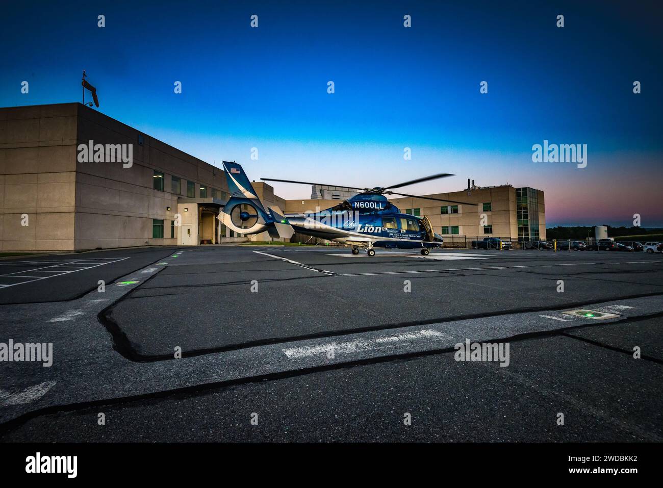 Penn State, Life Lion, medivac emergency rescue helicopter Stock Photo ...