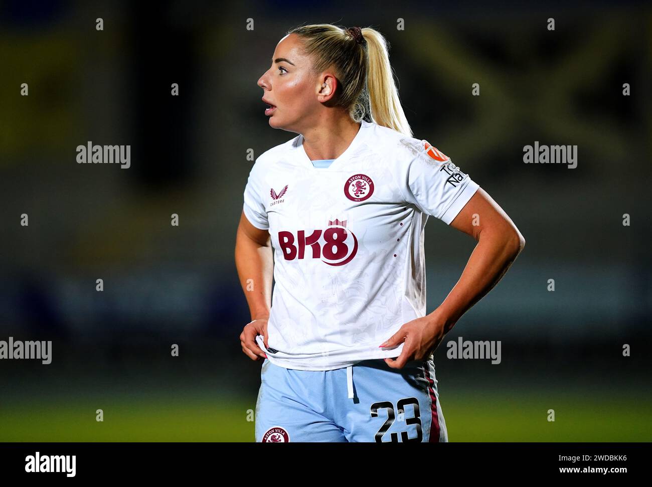 Aston Villa's Adriana Leon during the Barclays Women's Super League ...