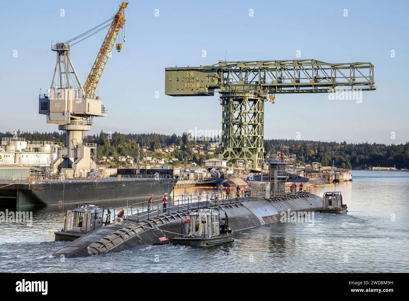 Historical puget sound naval shipyard hi-res stock photography and ...