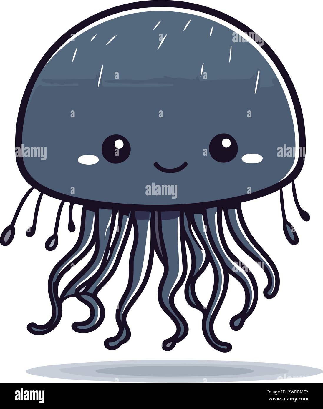 Jellyfish character hi-res stock photography and images - Alamy