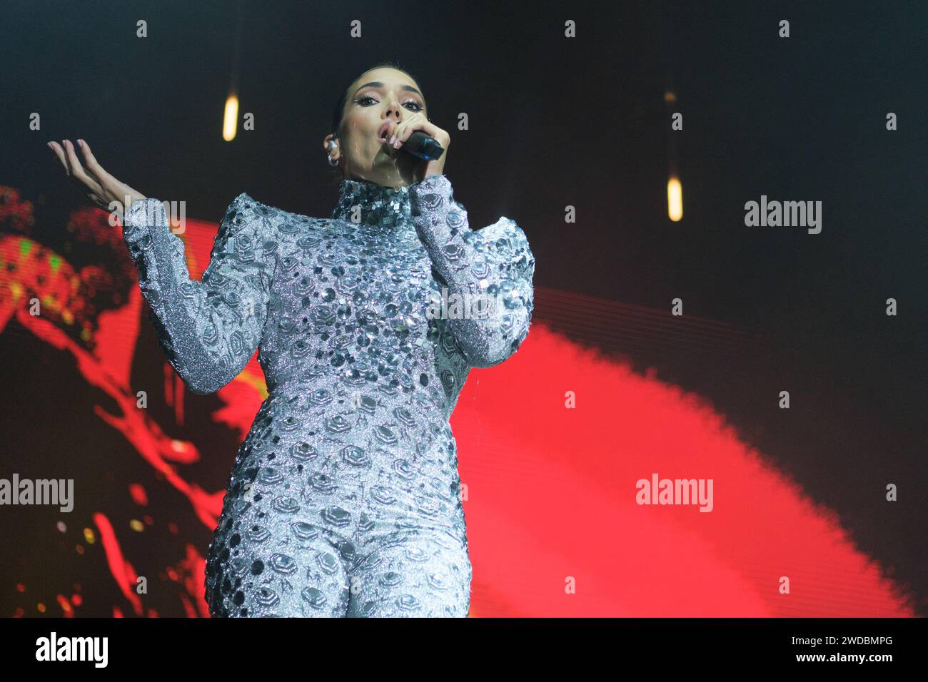 The singer India Martinez during a performance at the INVERFEST WiZink ...