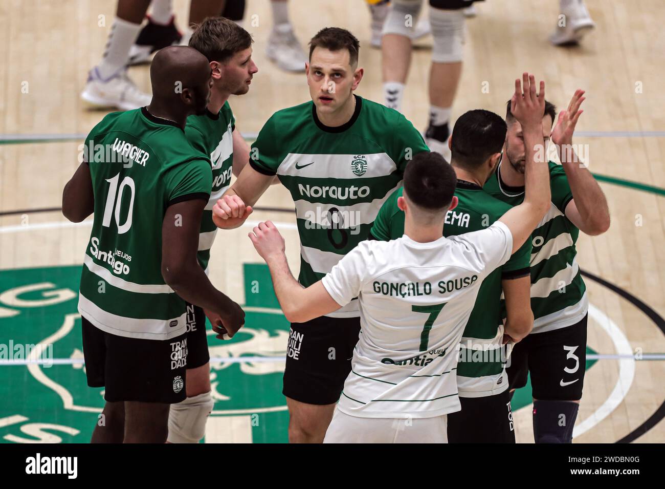 Lisbon, Portugal. 19th Jan, 2024. Lisbon, 01/19/2024 - Sporting Clube de Portugal's main men's ...