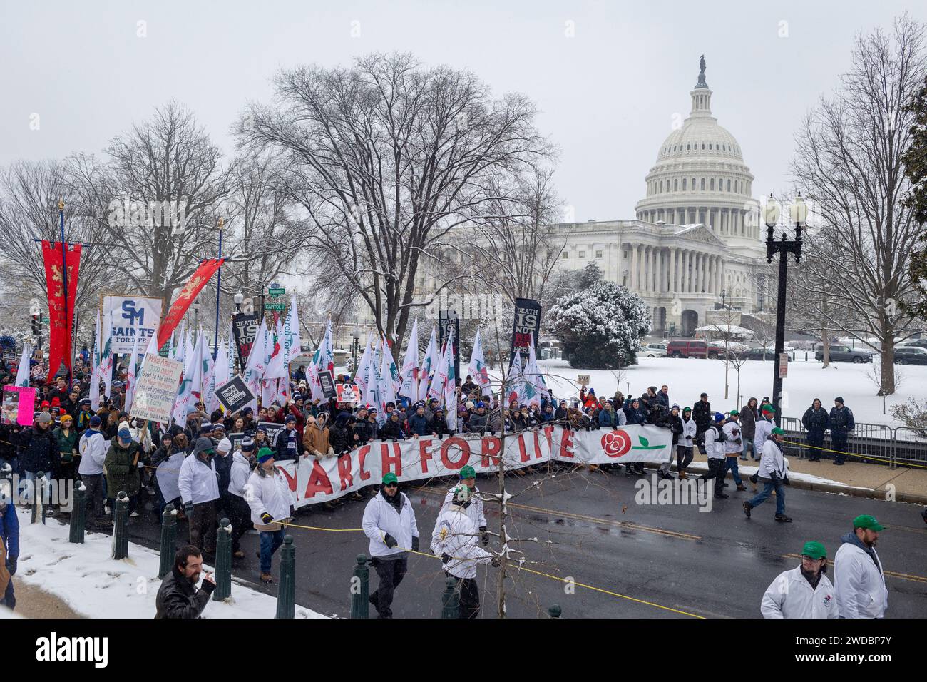 Washington, District Of Columbia, USA. 19th Jan, 2024. The March for ...