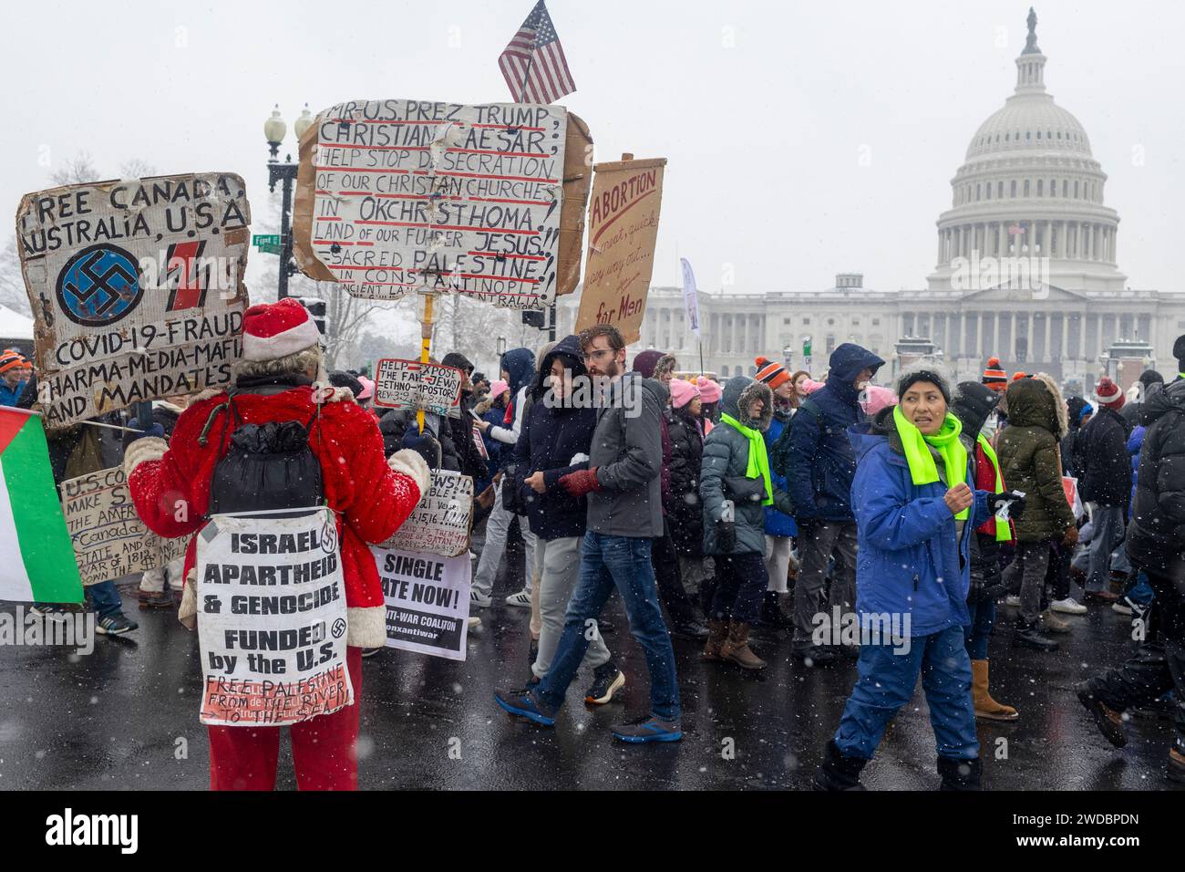 Washington, District Of Columbia, USA. 19th Jan, 2024. The March for ...