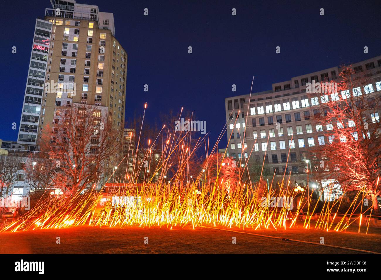 London, UK. 19th Jan, 2024. 'Sign' by Vendel & De Wolf (Netherlands ...