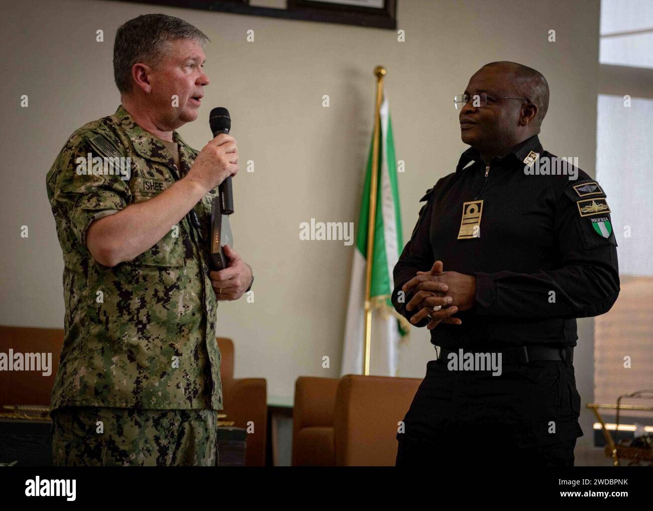230126DK722-1009 - U.S. Sixth Fleet visits Nigerian Navy in Lagos Stock ...