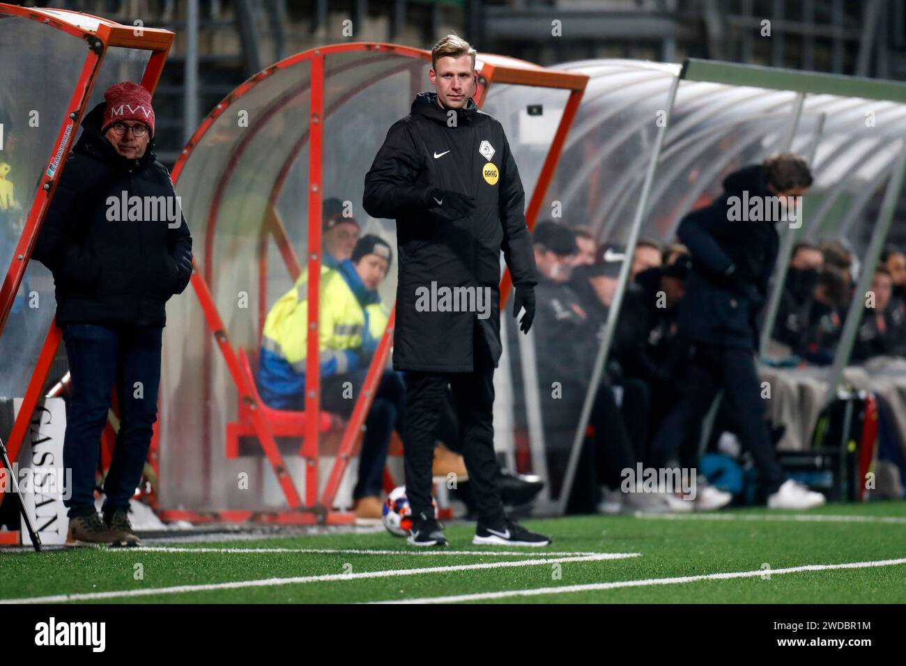 MAASTRICHT, NETHERLANDS - JANUARY 19: Fourth Official Joshua Kuipers in ...