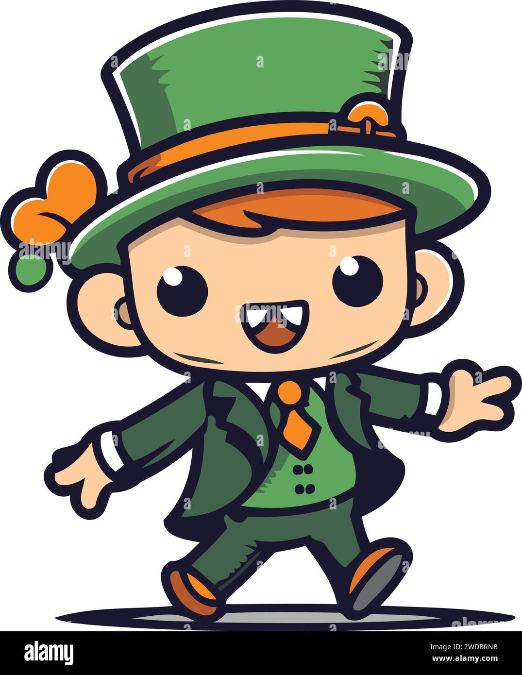 Leprechaun St Patricks Day Cartoon Vector Character Stock Vector Image