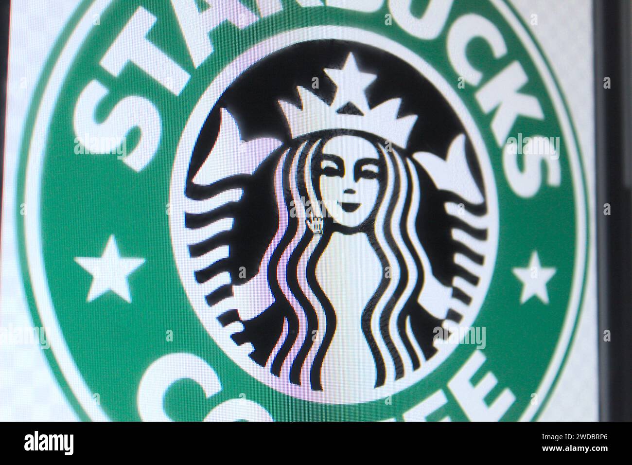 A photo of the Volkswagen car logo on a computer screen Stock Photo - Alamy