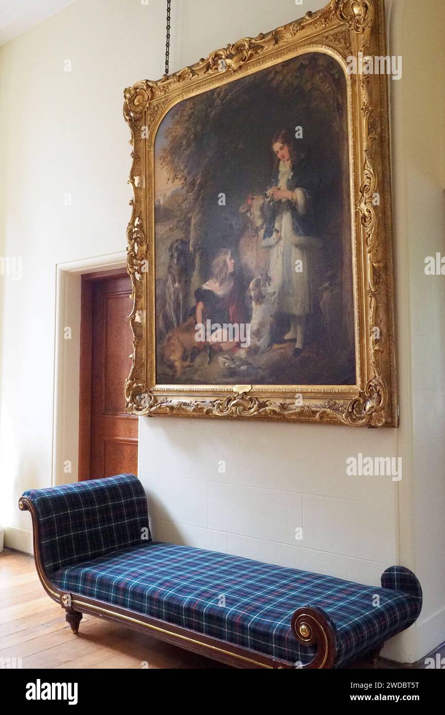 This is some of the interior of Dunrobin Castle in Scotland, UK Stock ...