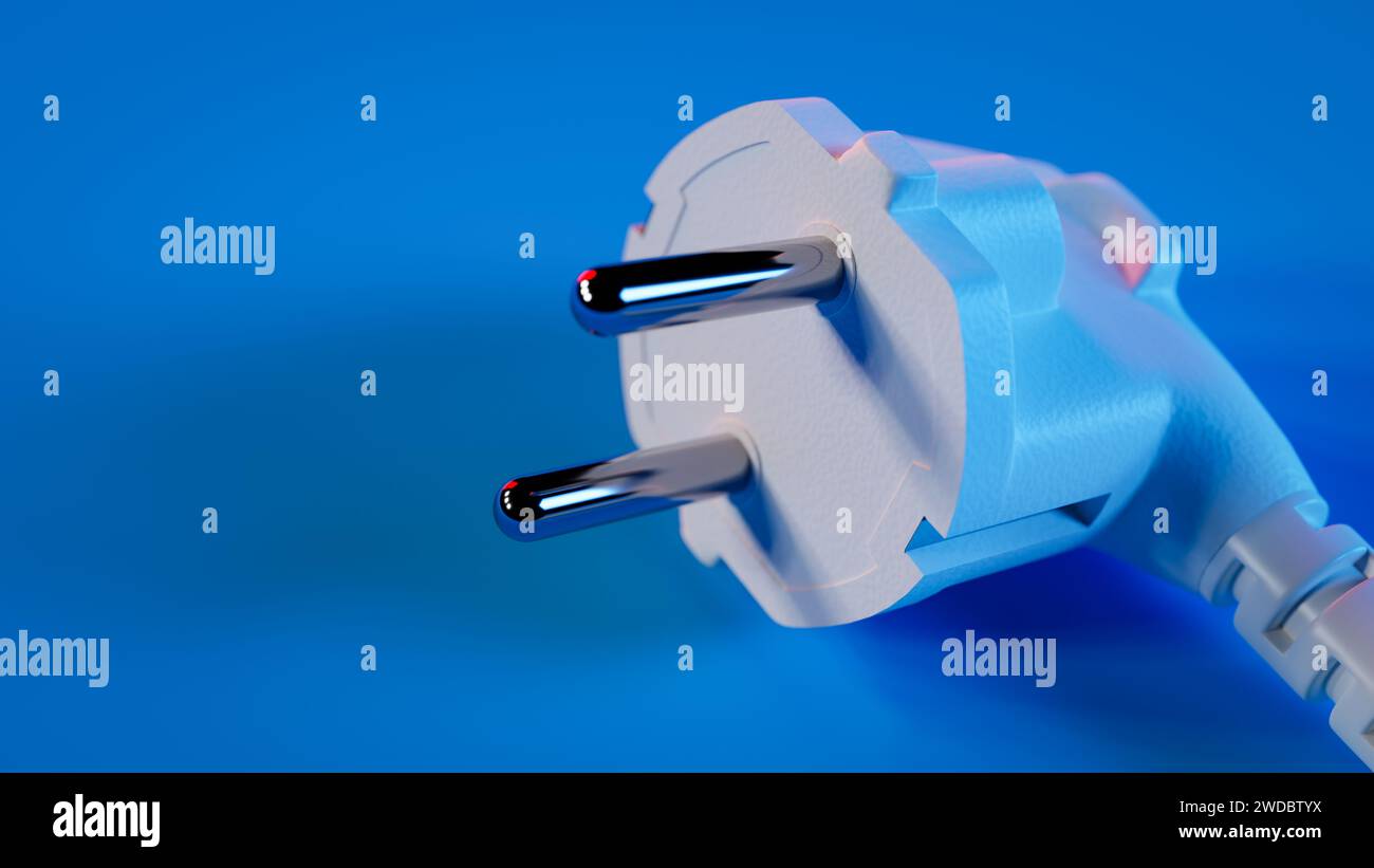 Korean standard electrical plug,3d rendering Stock Photo - Alamy