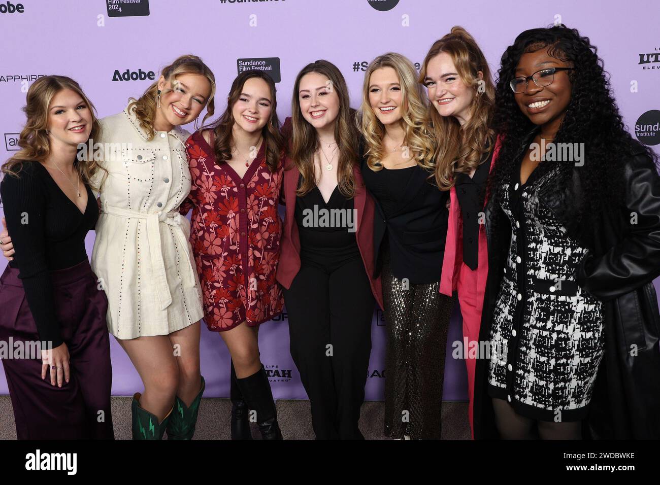 Utah. 18th Jan, 2024. Faith Glasgow, Brooke Taylor, Cecilia Bartin ...