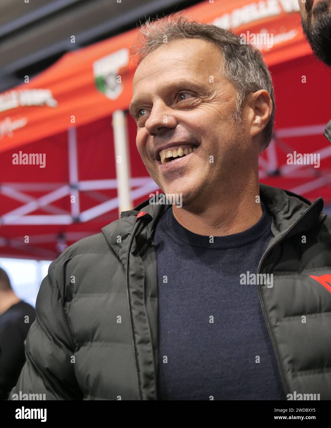 Verona, Italy. 19th Jan, 2024. Loris Capirossi guest on the first day ...